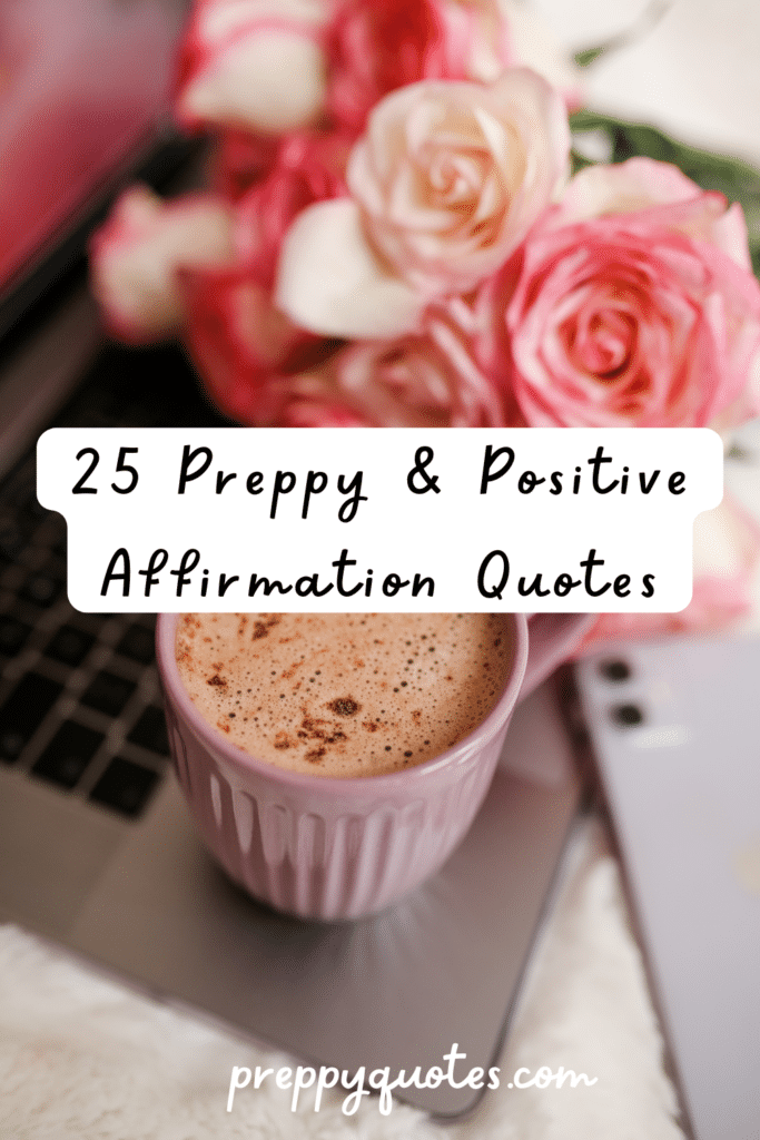 25 Preppy & Positive Affirmation Quotes for Your Glow Up