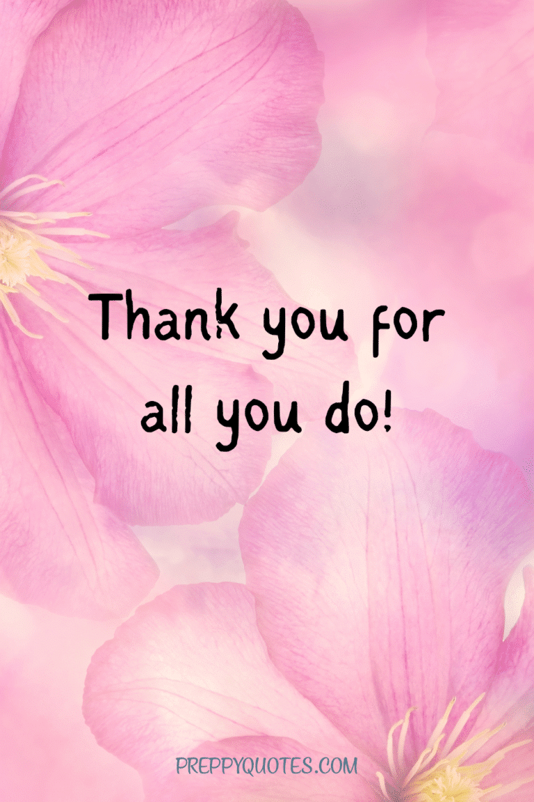 22 Cute Thank You Quotes For People You Love